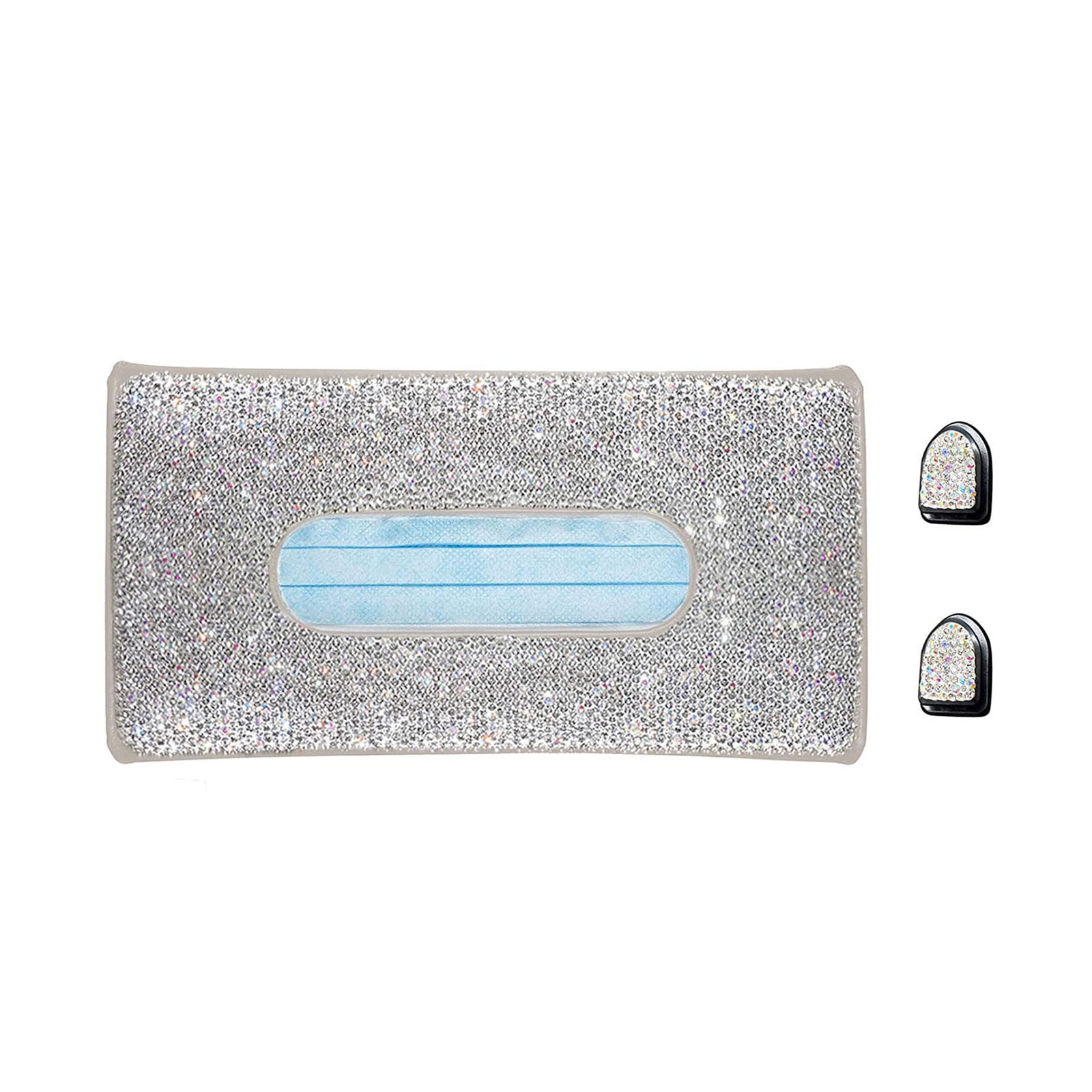 Hesxuno Visor Mask Holder Diamond Encrusted For Car, Efillable With Up ...