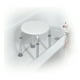 Drive Medical Adjustable Height Bath Stool, White - Walmart.com