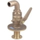 Perko Cast Bronze Seacock with 90 Degree Curved Hose Adapter - Walmart.com