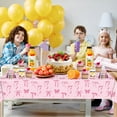 CaiYueKe Disposable Plastic Tablecloth with Bow Design for Party ...