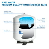 APEC TANK-3 3 Gallon Residential Pre-pressurized Reverse Osmosis Water Storage Tank - Walmart.com