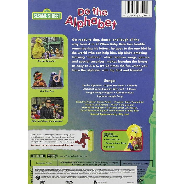 Sesame Street Do The Alphabet Dvd