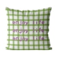 BSJJY 45x45cm Fresh Plaid Pillow Cover, Dopamine Color Series Cushion ...