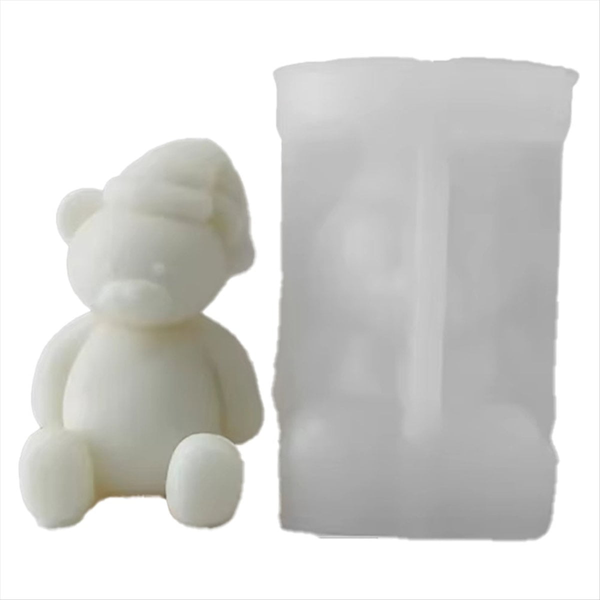 Click here for Unbranded 2pcs Christmas Bear Candle Silicone Mold... prices