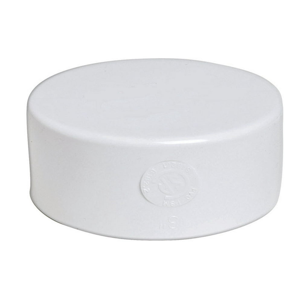Plastic Trends 4 in. Hub x 4 in. Dia. Hub PVC Drain Cap - Walmart.com ...