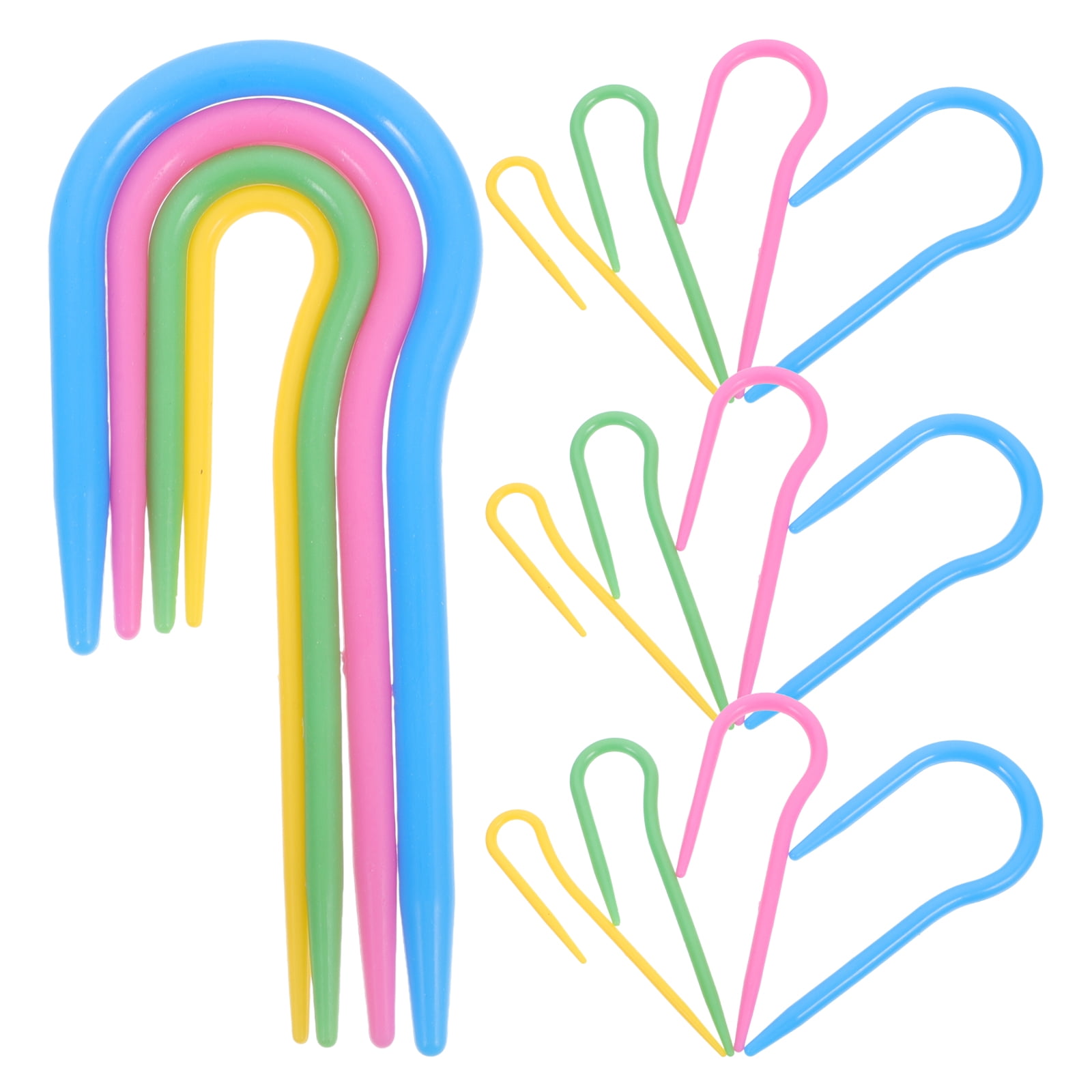 Click here for Homemaxs 16pcs U-Shaped Cable Needles Stitch Holde... prices