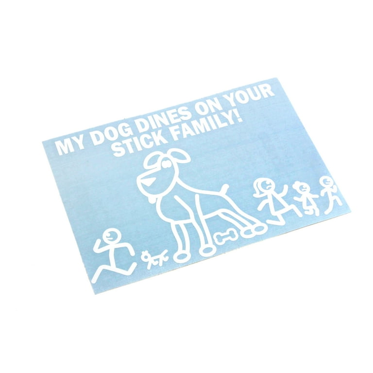Stick Family With Dog
