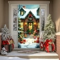 Christmas Decorations for Door under $5! CQCYD Christmas Door Cover ...