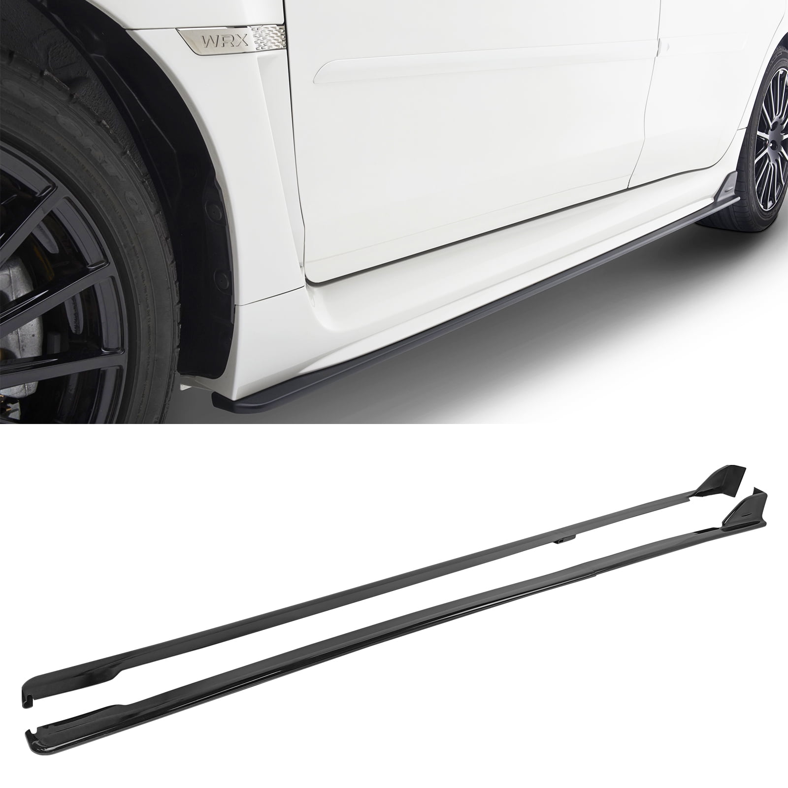 Ikon Motorsports Side Skirts Compatible With 2015-2021 Subaru WRX STI ...