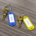 BAZIC Key Tags, Plastic Key Holder Rings, Assorted Colors, Flexible ...