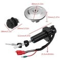 Motorcycle Electric Ignition Switch Lock Set Gas Cap Lock Key for ...