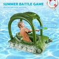 "Funsmile Kids Tank Pool Float, Inflatable Swim Ring with Canopy ...