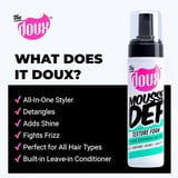 The Doux Mousse Def Texture Foam, Curly Hair Moisturizing Trial Size, 3 ...