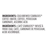 Starbucks Cold Brew Unsweetened Coffee, 325mL Bottle - Walmart.ca