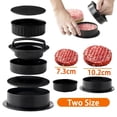 ACDANC 3 in 1 Non-Stick Hamburger Patty Maker with 100Pcs Patty Paper ...