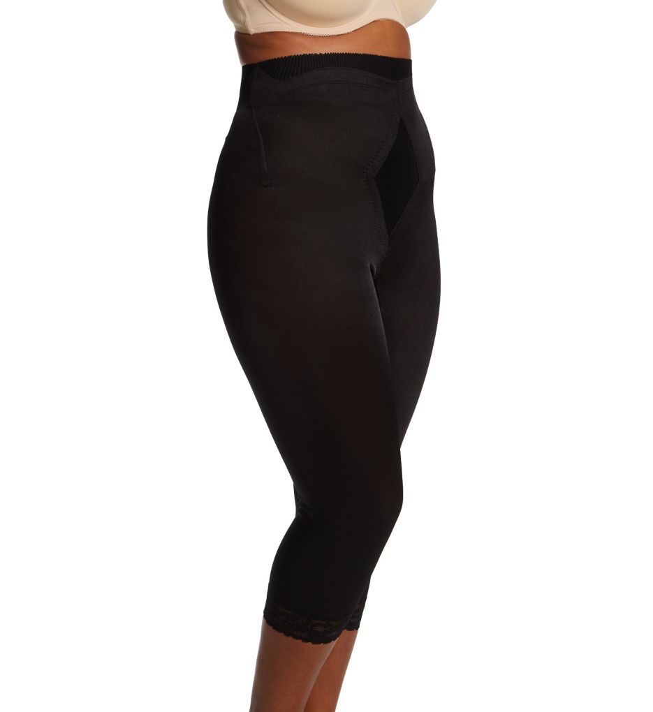 Women's Rago 6266X Plus Diet Minded High Waist Pantliner (Black 3X ...
