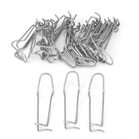 Pipe Accessory 30Pcs Plant Support Spring Clip Stainless Steel Fixing ...