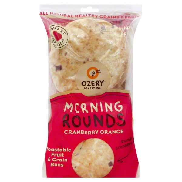 Ozery Bakery Ozery Bakery Morning Rounds Fruit & Grain Buns, 6 ea ...