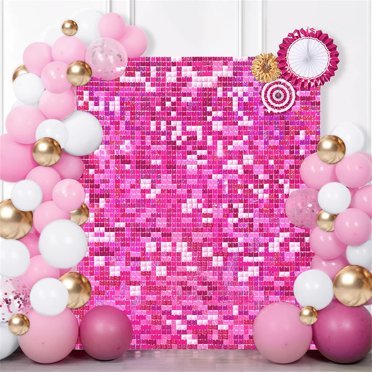 Shimmer Wall Panel Sequin Wall Backdrop Halloween Backdrop Pink ...