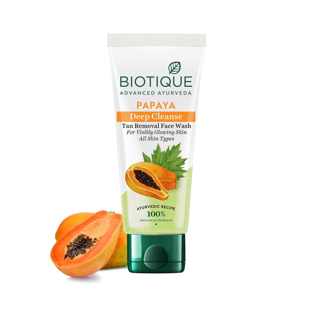 Click here for Biotique Papaya Deep Cleanse Natural Face Wash Vis... prices