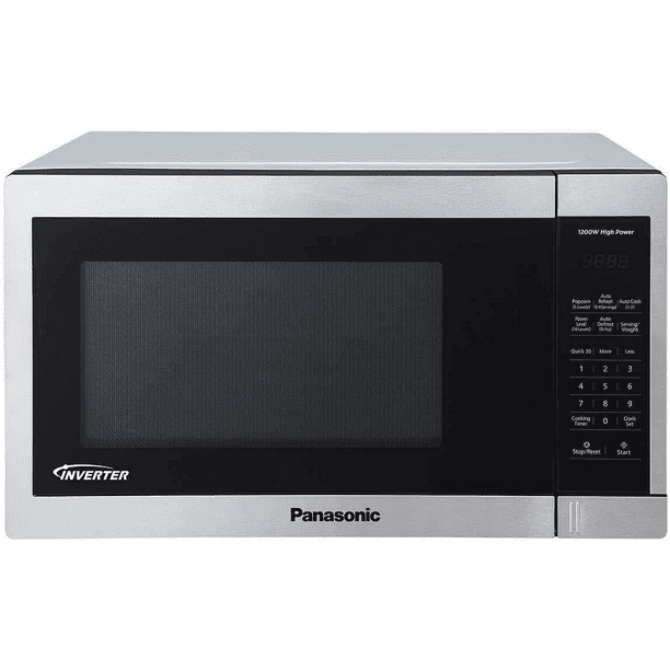 (Open Box) Panasonic NN-SC678S Genius 1.3 cu. ft. 1200W Inverter Microwave (Stainless Steel ...