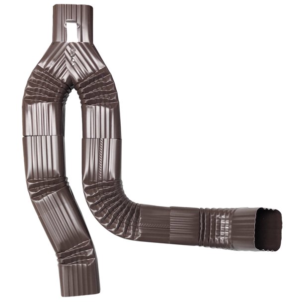 Offset Downspout Diverter for Rain Barrels (2X3, Royal Brown) - Walmart.com