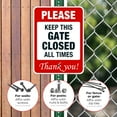 Please Keep Gate Closed Sign, - Walmart.com