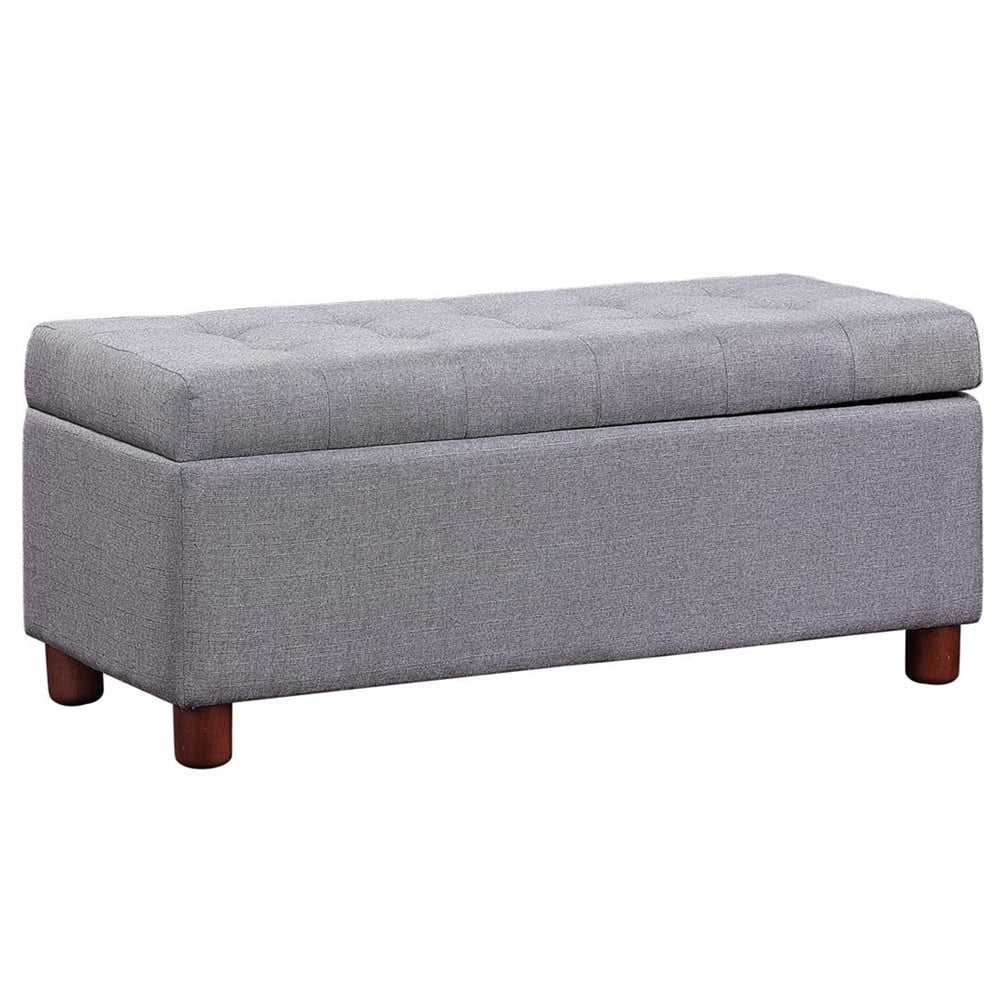Storage Ottoman Bench Multipurpose Space Saving Bench Holds up to 440 ...