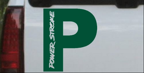 Powerstroke P Stickers