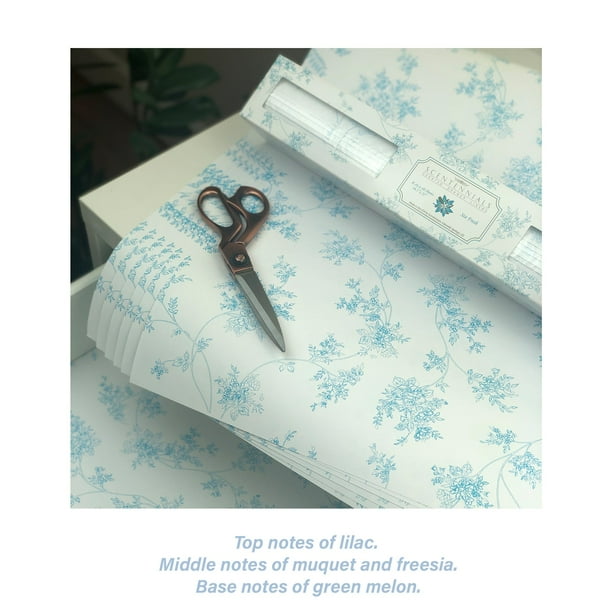 Scentennials Scented Drawer Liners - Sea Fresh Floral Print - 6 Sheets ...