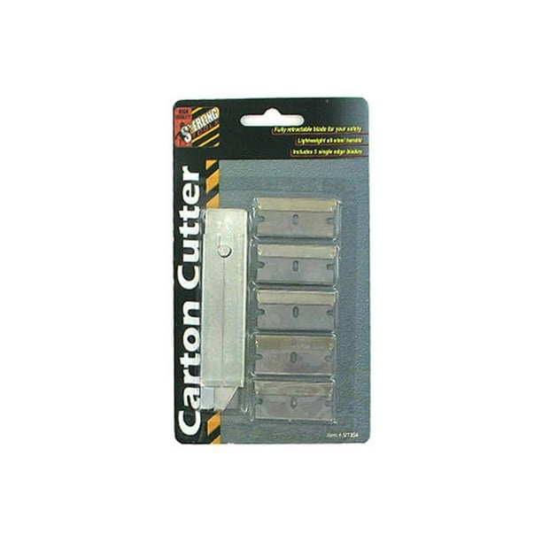 Carton cutter with extra blades - Pack of 48 - Walmart.com