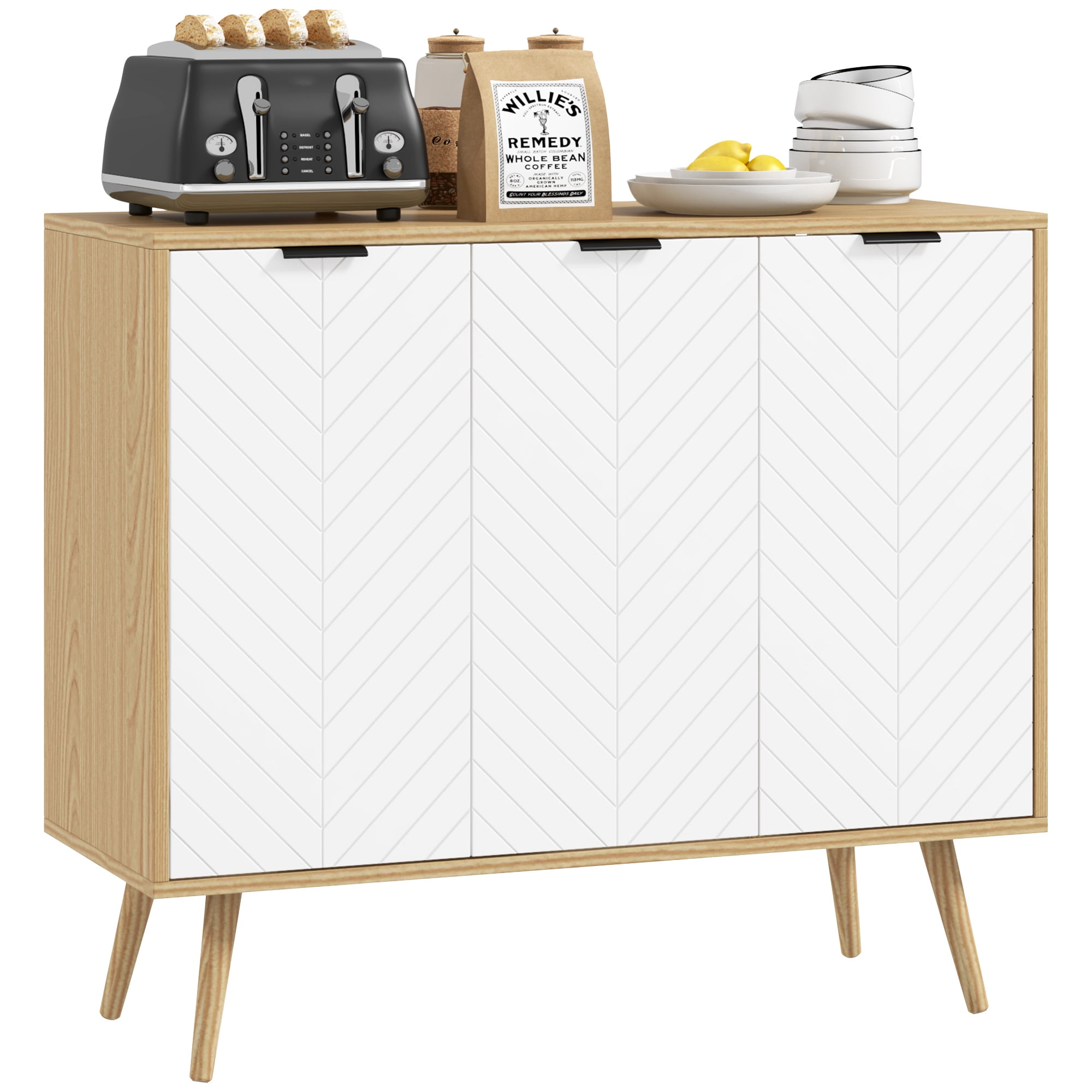 Click here for Homcom 36 Sideboard  Buffet Cabinet With Adjustabl... prices