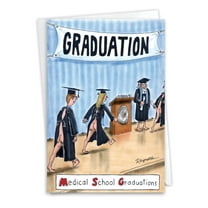 NobleWorks Funny Graduation Greeting Card (Graduate) with 5 x 7 Inch ...