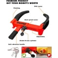 Tevlaphee Universal Wheel Lock Heavy Duty Security Trailer Wheel Lock ...