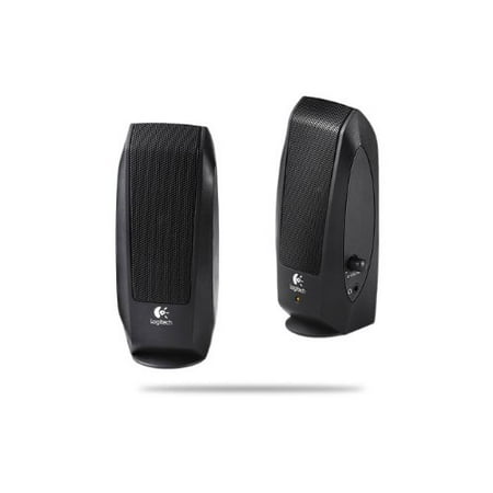 Logitech Logitech S120 Computer Speakers Black - 980-000012 | Walmart ...