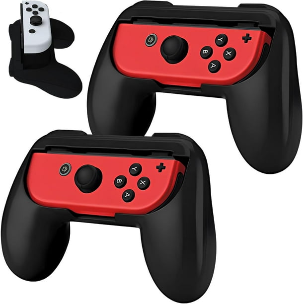 ZHAOCHENG Controles para Nintendo Switch y Modelo OLED Tipo Handle Grip para Joy-con (2 Piezas ...