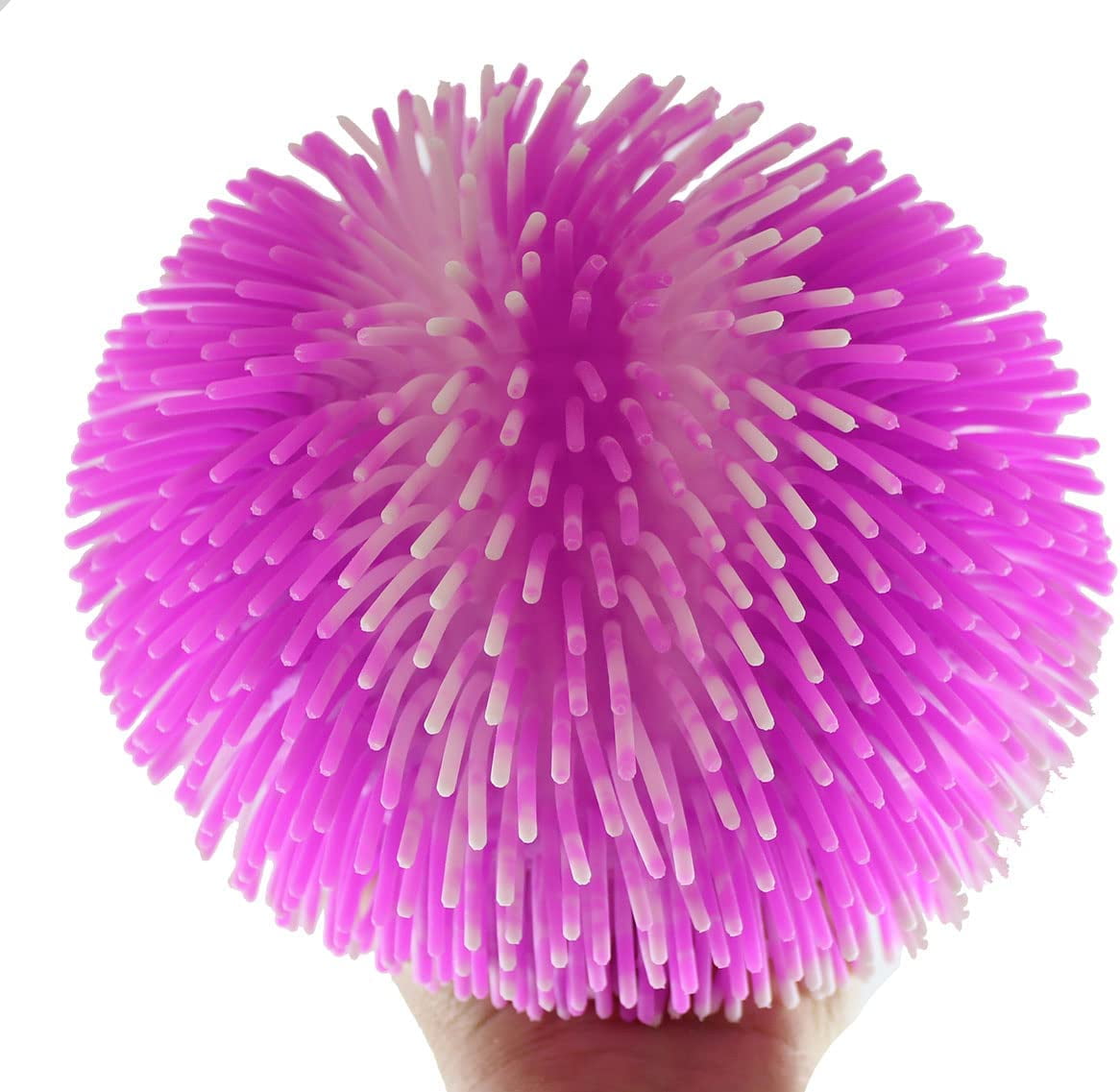 1 PURPLE AND PINK Striped Multi-Color Tie Dye Swirl Jumbo 8" Puffer ...