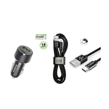Belkin 27W USB-C Car Charger with Cable, Black - Walmart.com