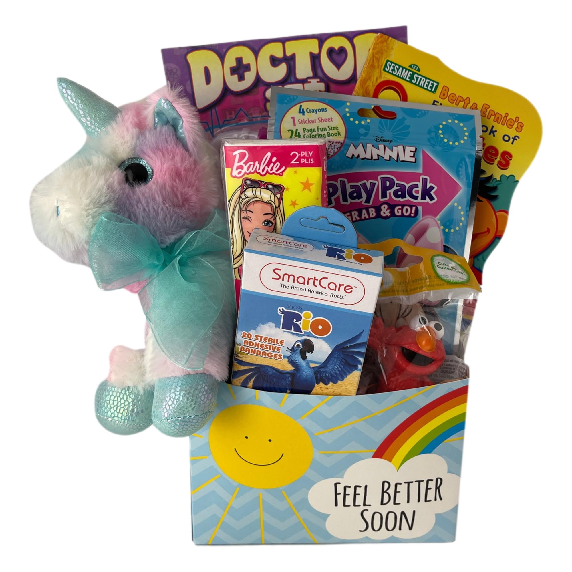 Little Girls Toddler Feel Better Get Well Gift Box After Surgery ...