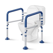 Loyoda Toilet Safety Rail for Seniors and Handicap, Adjustable Height ...