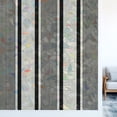 Black Beige Stripes Window Privacy Film, Lines Modern Vertical Stripes ...