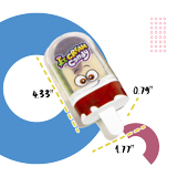 Raindrops Ice Cream Candy Pop, Add Water & Put in Freezer - 20 Count ...