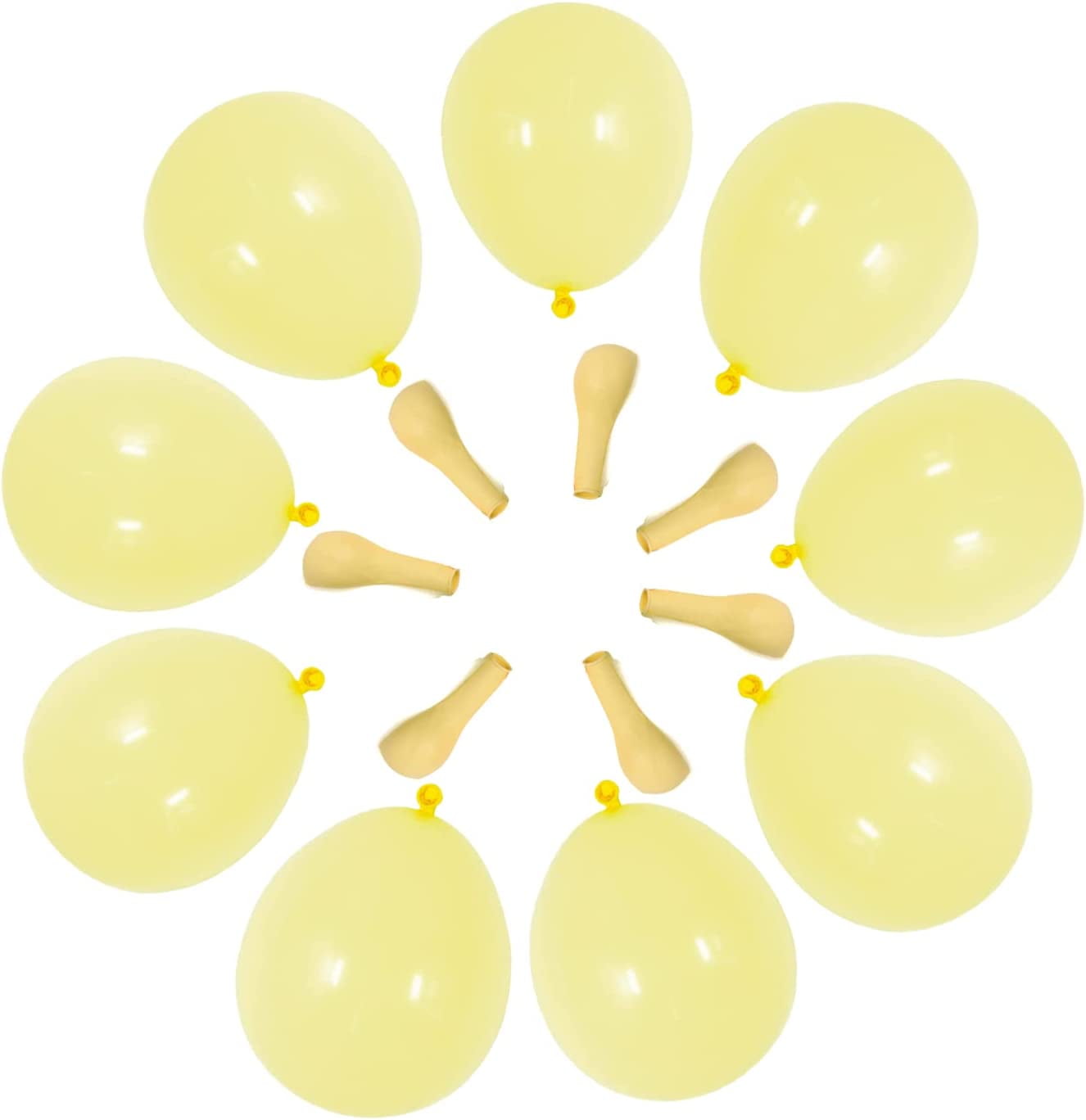 200 Pack 5 Inch Pastel Balloons Spring Rainbow Colors, Macaron Assorted ...