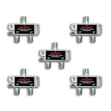 Antronix High Performance 2-Way Cable Splitter, Coaxial TV and Internet ...