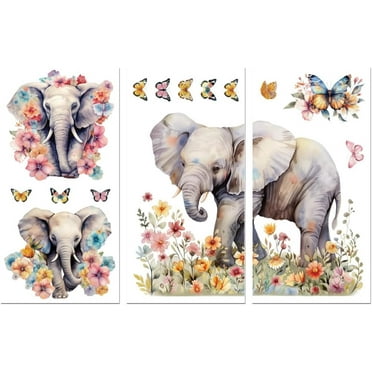 3pcs/Set Abstract Figures Rub on Transfers for Furniture and Crafts ...