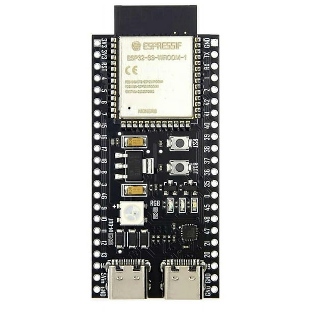 ESP32 ESP32-S3 WiFi+Bluetooth IoT Dual Type-C Placa de Desarrollo Placa de NúCleo ESP32--DevKitC ...