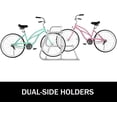 10 Holders Floor Bike Rack, 59" Length All-Steel Grid 10-Bike Capacity ...