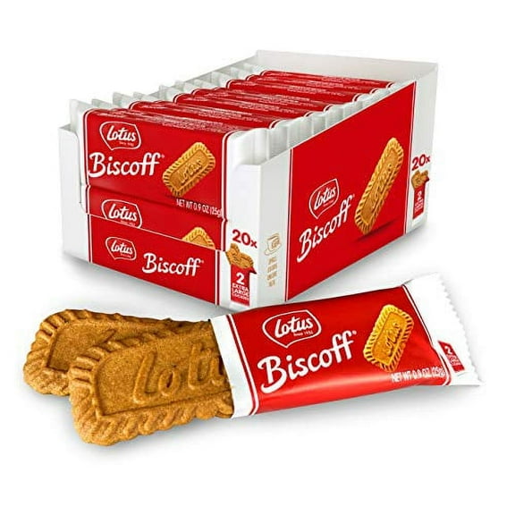 Lotus Classic Biscoff Cookies XL, 10 Crunchy Vegan Friendly Snack Packs ...