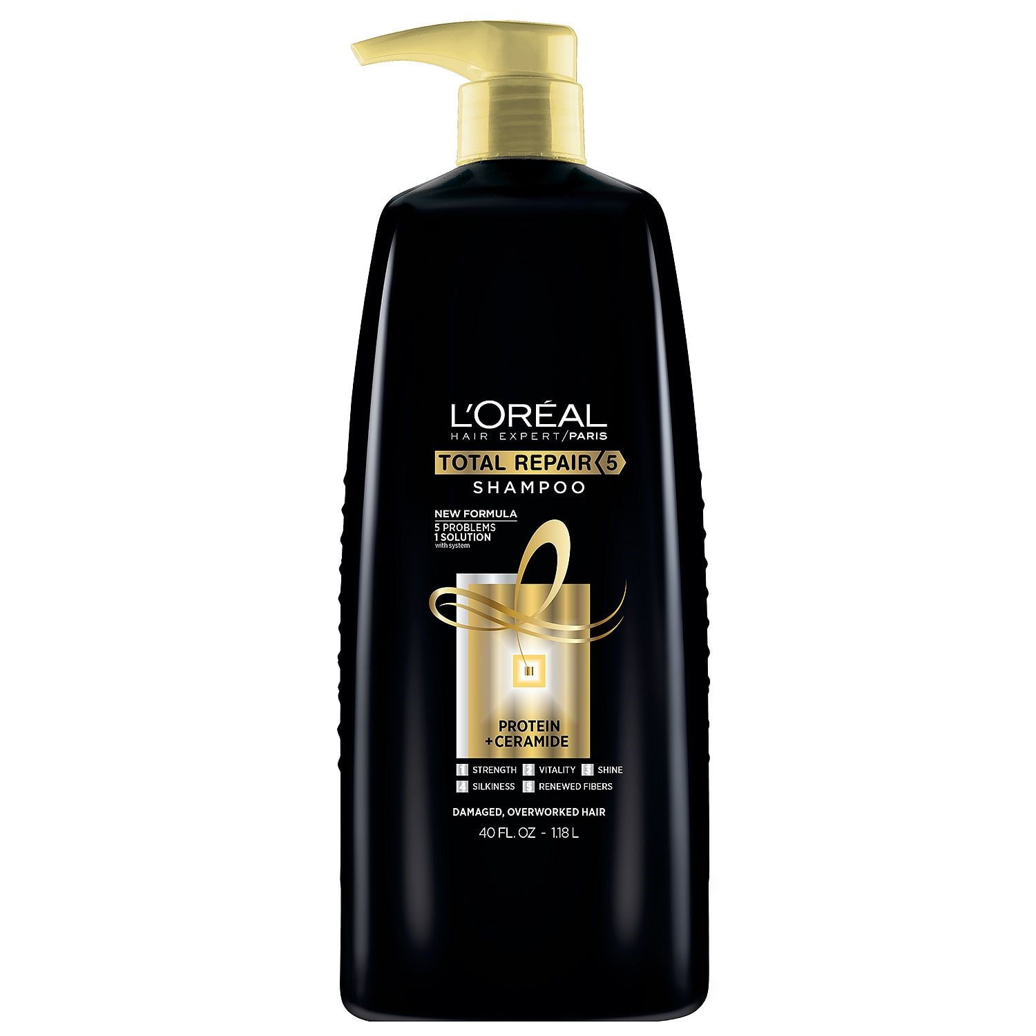 L'Oreal Advanced Haircare Total Repair 5 Restoring Shampoo, 40 Fl Oz ...