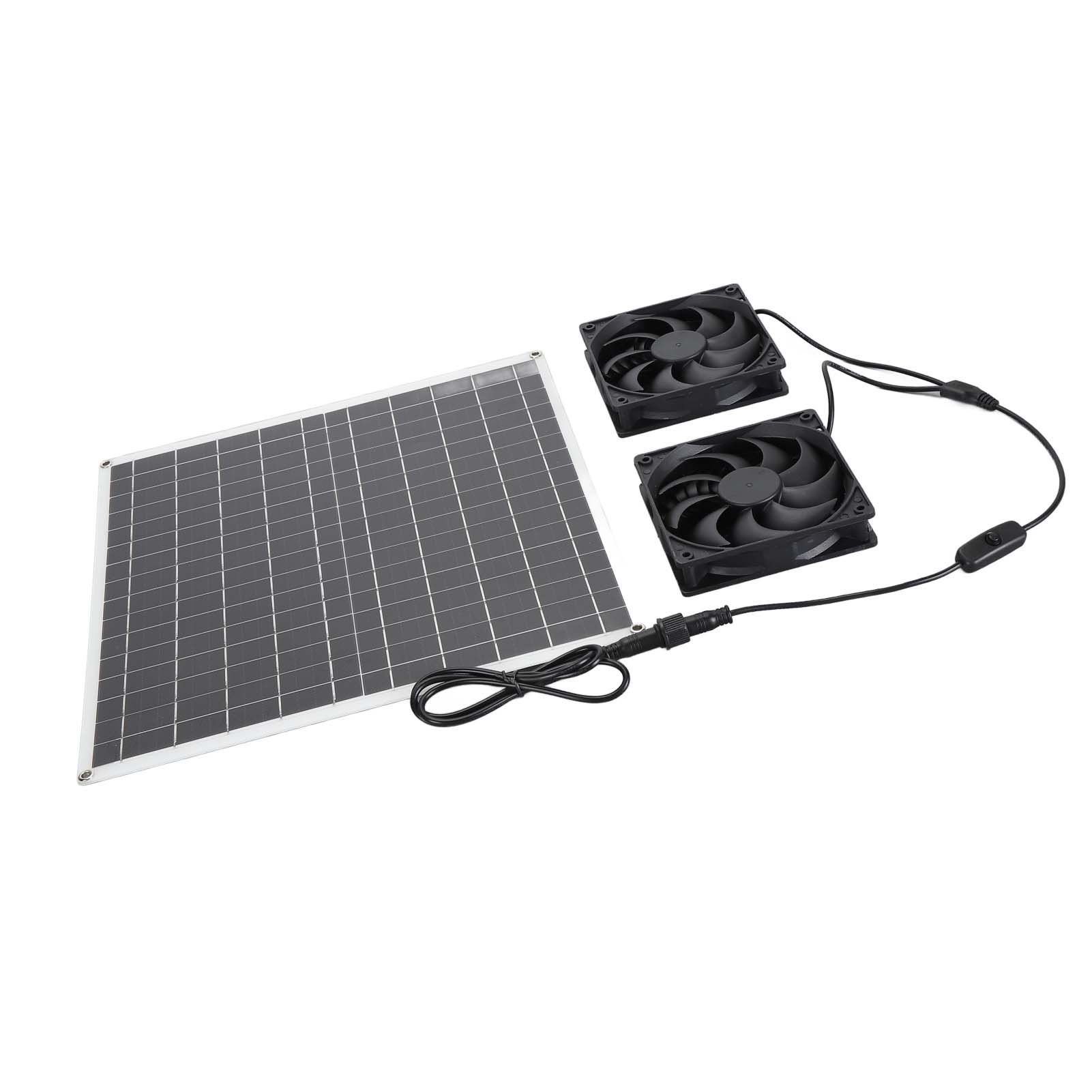 Extractor De Aire Solar, Extractor De Panel Solar, Ventilador Dual ...